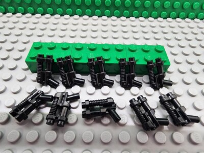 LEGO Parts - Black Minifigure, Weapon Gun, Two Barrel Pistol - No 95199 ...