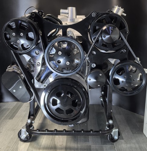 Small Block Chevy Complete Serpentine Engine Pulleys A/C PS ALT ...