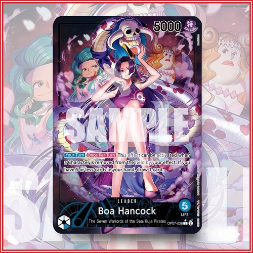 ONE PIECE TCG: Boa Hancock OP07-038 Leader Alt Art | 500 Years in the ...