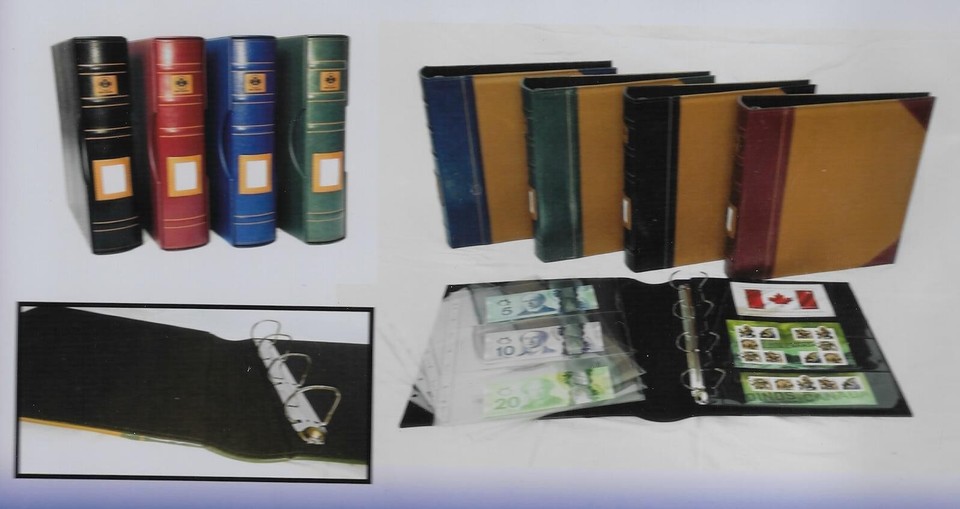 UA Combi 3-Ring Binder Slipcase Set for Lindner Flexogrip & Vario pages ...