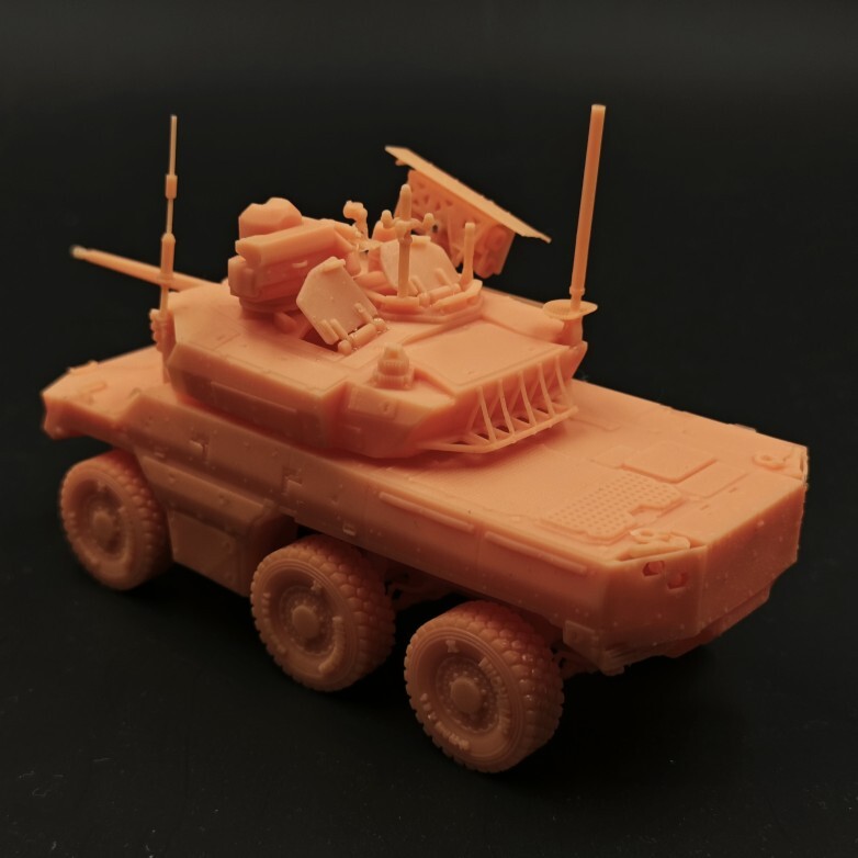 3D Printed 1/72 French EBRC Puma armored reconnaissance vehicle Kit ...