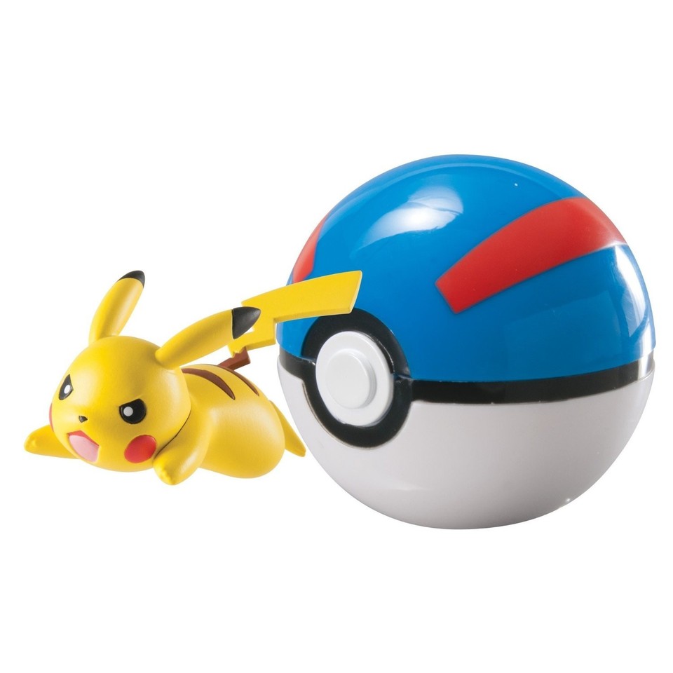 Pokemon Clip N Carry Pikachu and Great Ball | eBay