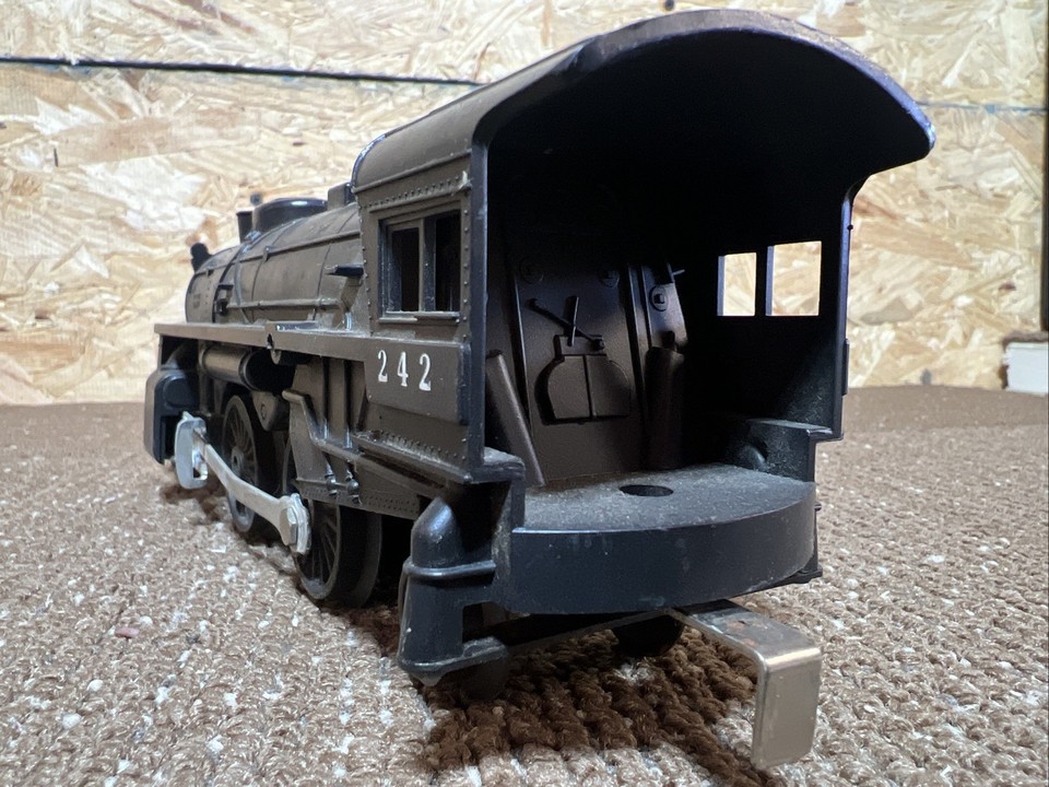 ORIGINAL LIONEL 242 SCOUT STEAM LOCOMOTIVE & TENDER - POSTWAR, Working ...