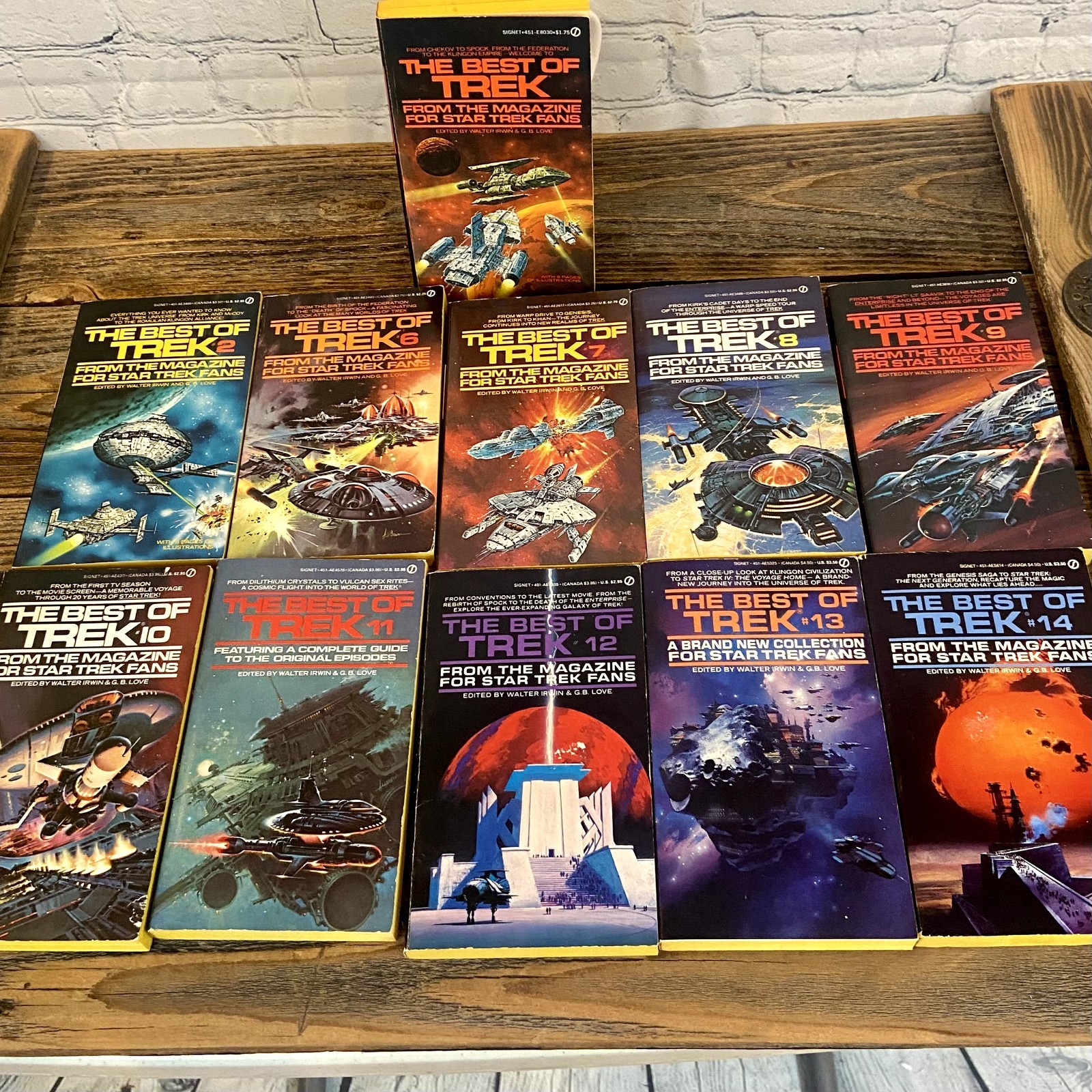 Best of Trek Anthology 11 Books Sci-Fi Star Trek Fan Essays. Volumes 1 ...