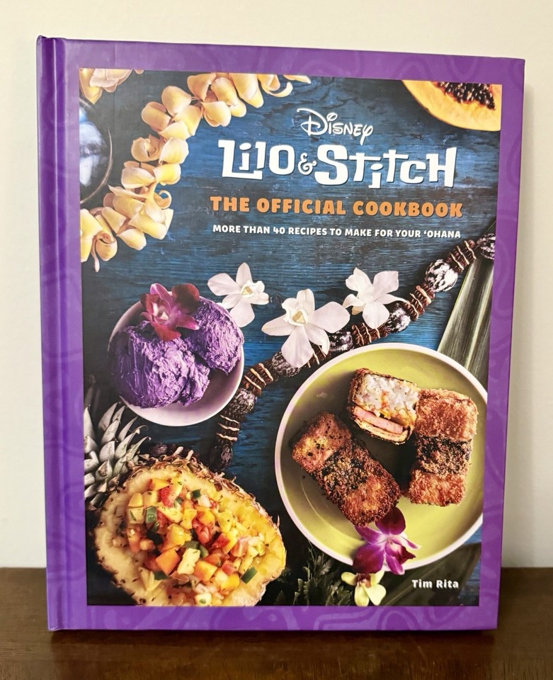 NEW🌺Disney Lilo and Stitch The Official Cookbook By Tim Rita📖🍳Hawaiian ...