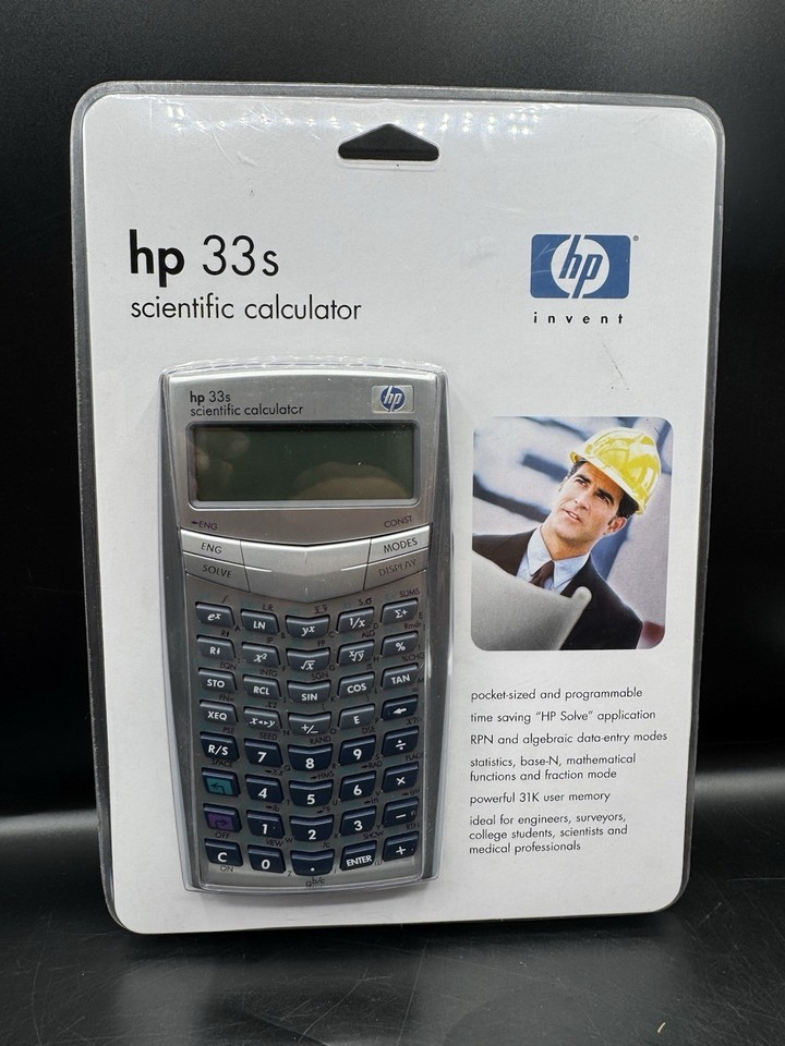 hp 33s scientific calculator BRAND NEW SEALED | eBay