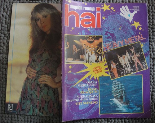 (BS2) 1984 Indonesia hai magazine - Aerosmith Van Halen Heavy Metal ...