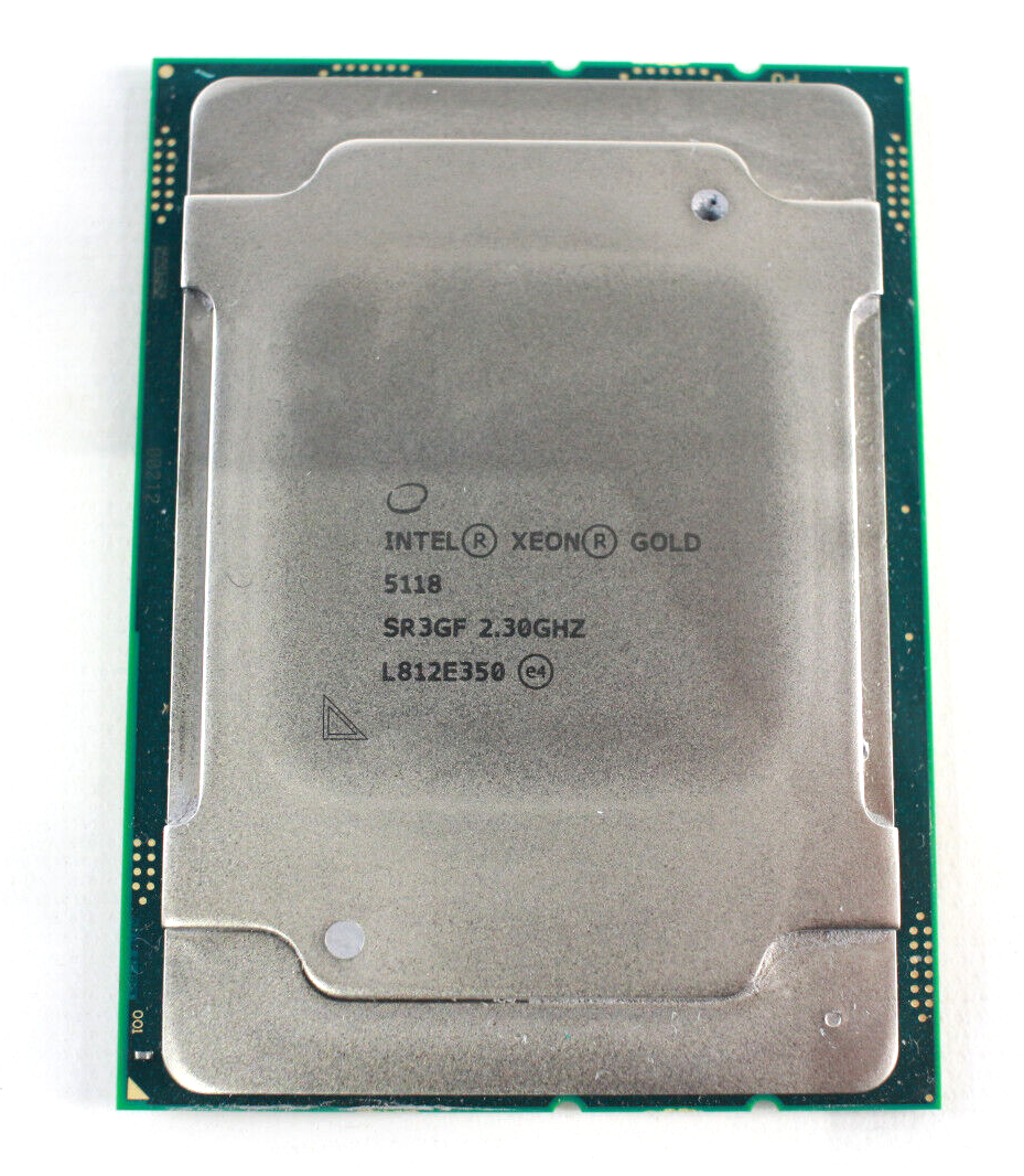 Lot of 12 Intel Xeon Gold 5118 12-Core Server CPU @ 2.30GHz LGA3647 ...