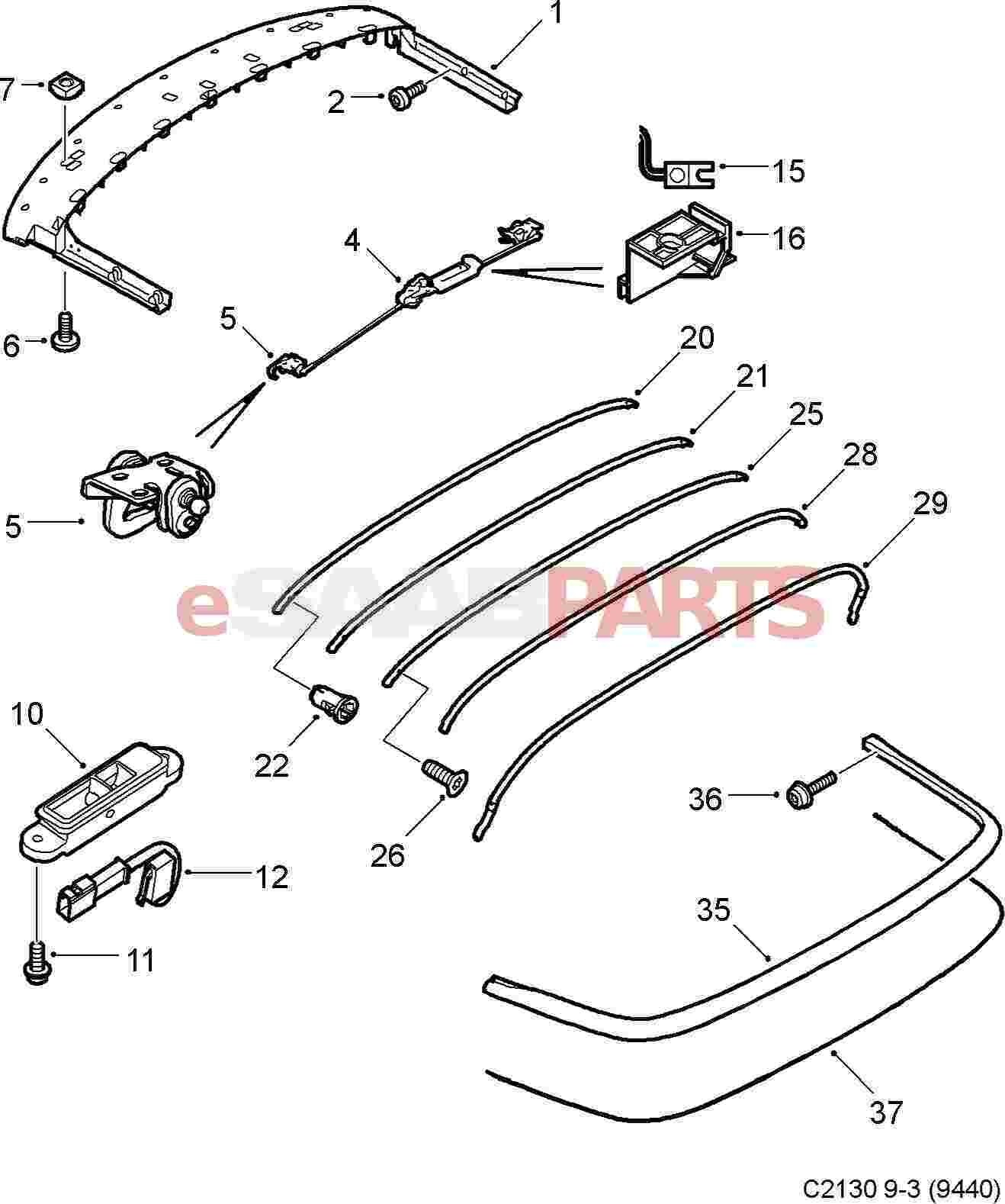 Genuine Saab Convertible Top Sensor 12772594 for sale online | eBay