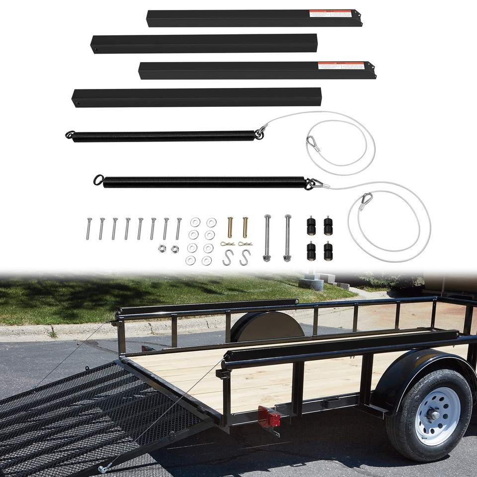 Trailer Tailgate Lift Assist Kit, for Open Utility Trailer Tailgate ...