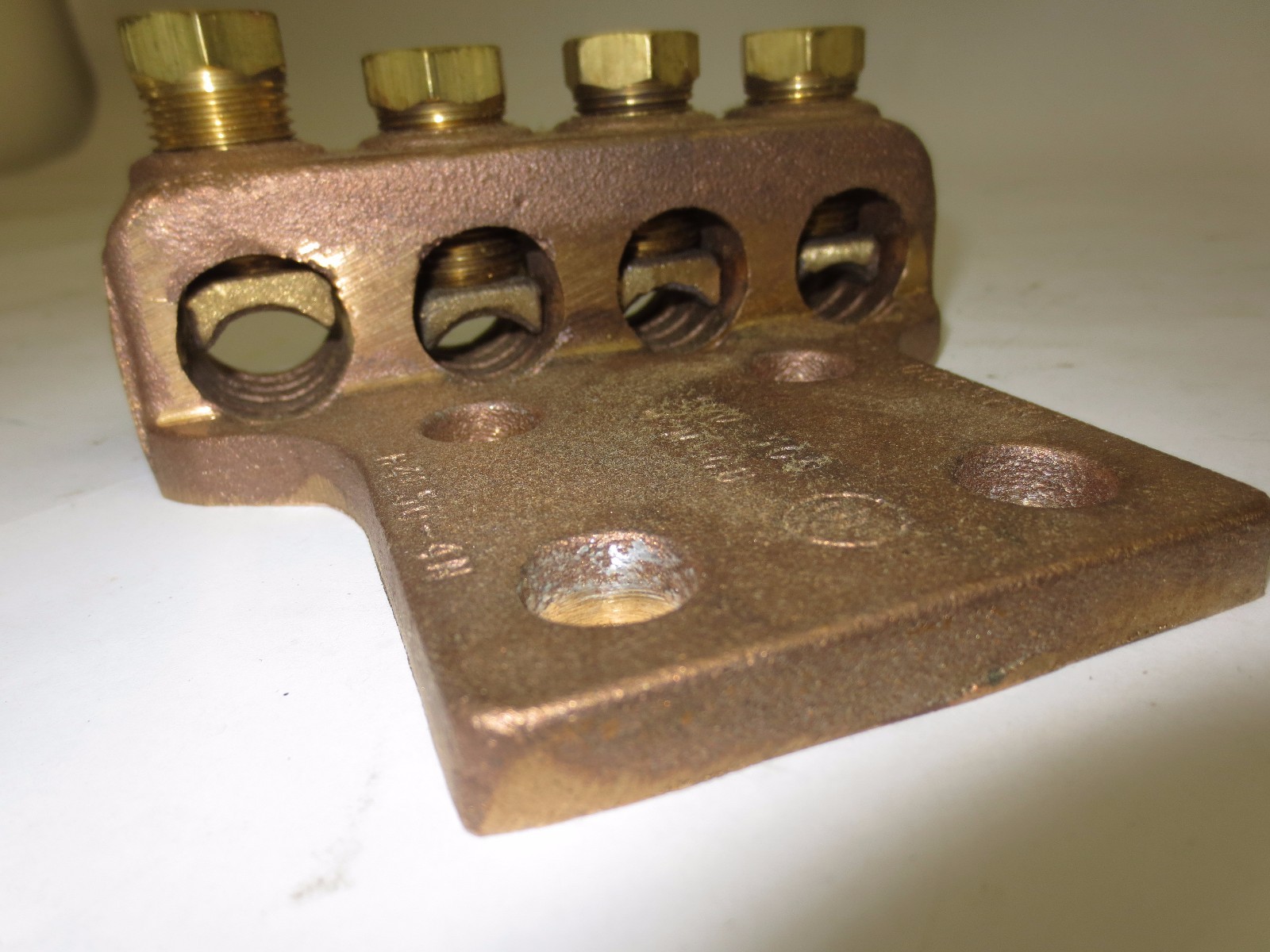 DOSSERT H4L50-4N 4-CONDUCTOR BRONZE BOLTED CABLE TERMINAL - 230kV - NEW ...