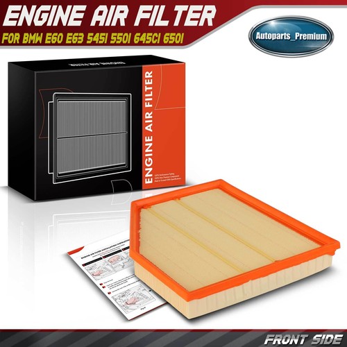 Engine Air Filter for BMW E60 E63 545i 550i 645Ci 650i V8 4.4L 4.8L ...