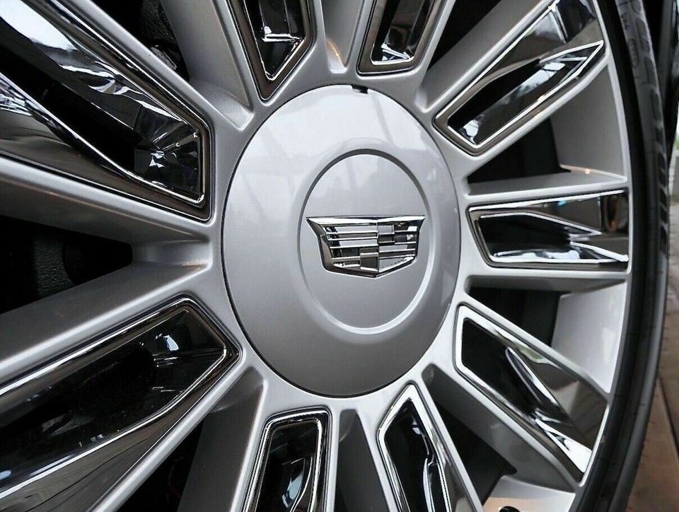 Cadillac Escalade Platinum Wheel Center Cap | Rear | Silver | OEM ...