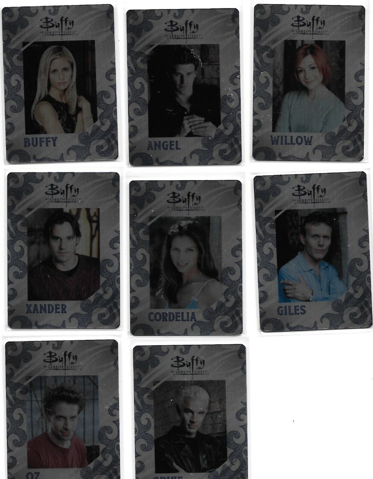 Buffy TVS Ultimate Collector's Set Series 3 Autograph or Metal Card Set ...