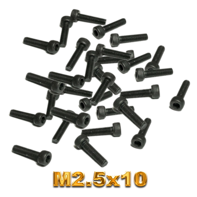 30x Original Schrauben M2.5x8 Imbus M2 M2,5mm 2,5mm Schwarz ...