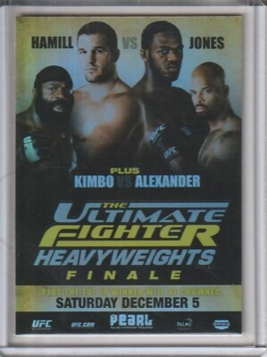 2010 Topps UFC Fight Poster The Ultimate Fighter 10 Finale #FPR-TUF10 ...