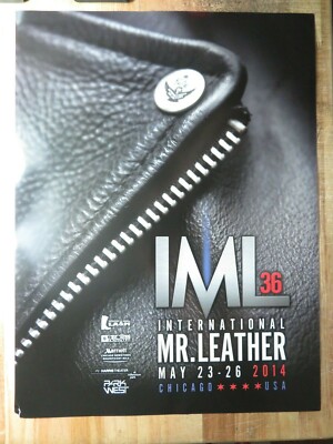 INTERNATIONAL MR. LEATHER 18X24 POSTER CHICAGO 2014 | eBay
