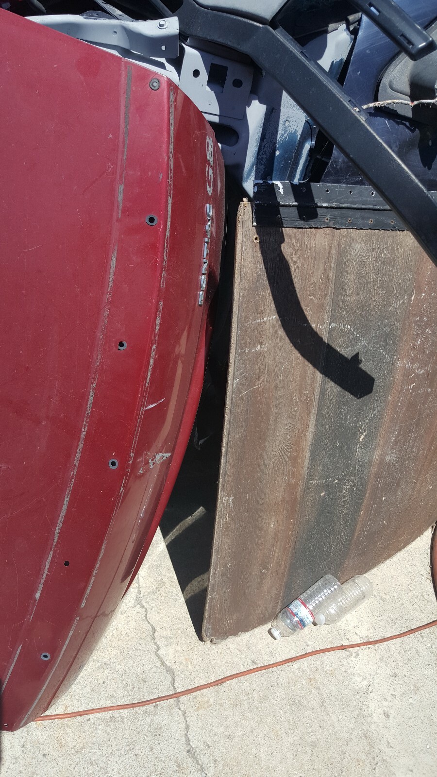 08-09 Pontiac G8 GT Rear Deck Trunk Lid BARE BURGUNDY LOCAL PICKUP ONLY ...