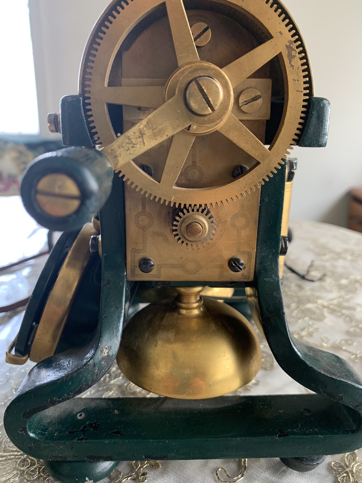 Téléphone Lm Ericsson Squelette ,Antique Téléphone 1892 couleur vert A ...