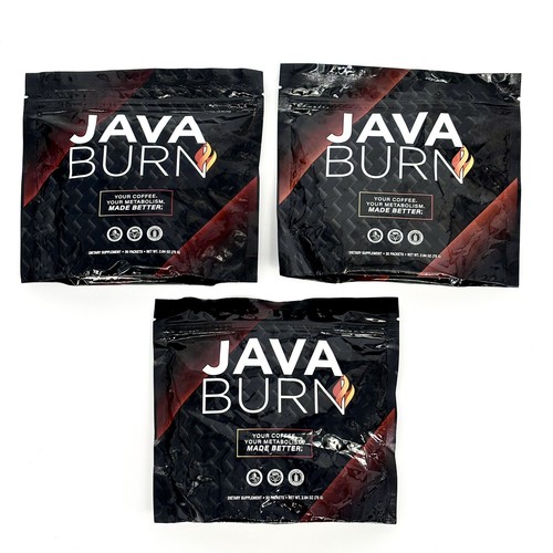 JAVA BURN 90 Days! Diet Supplement Weight Loss Coffee Additive Lot Of 3 ...