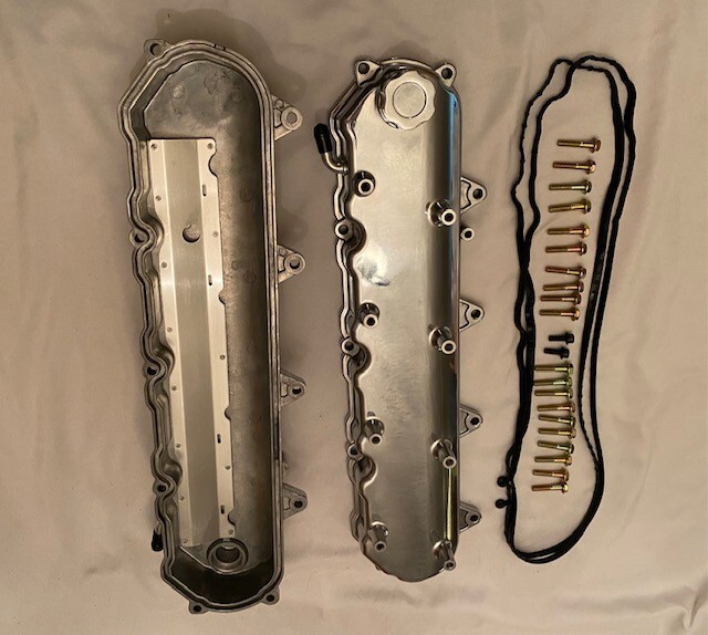 GEN VLT Alum Valve Covers with coil mount Polished 5.3 6.2 LT 1 L83 | eBay