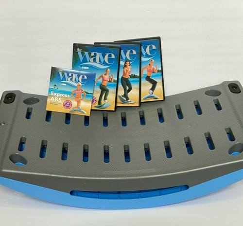 The FIRM The WAVE Fitness System, Rocking Board, Mat and DVDs Workout ...