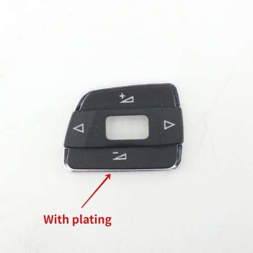 2x Multifunction Steering Wheel Volume Switch Button Trim Cover For VW ...