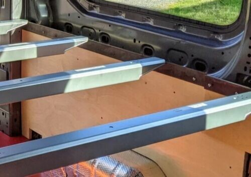 3x Beam Mercedes Benz Sprinter Camper Van Full Bed Support 55" to 79 ...