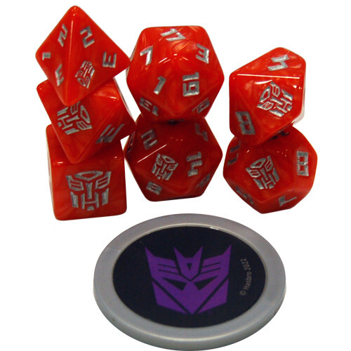 Transformers Role Playing Game: Dice Set (8) | eBay