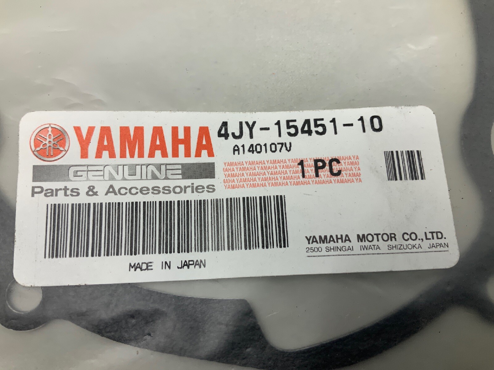 Yamaha 4JY-15451-10 GASKET | eBay