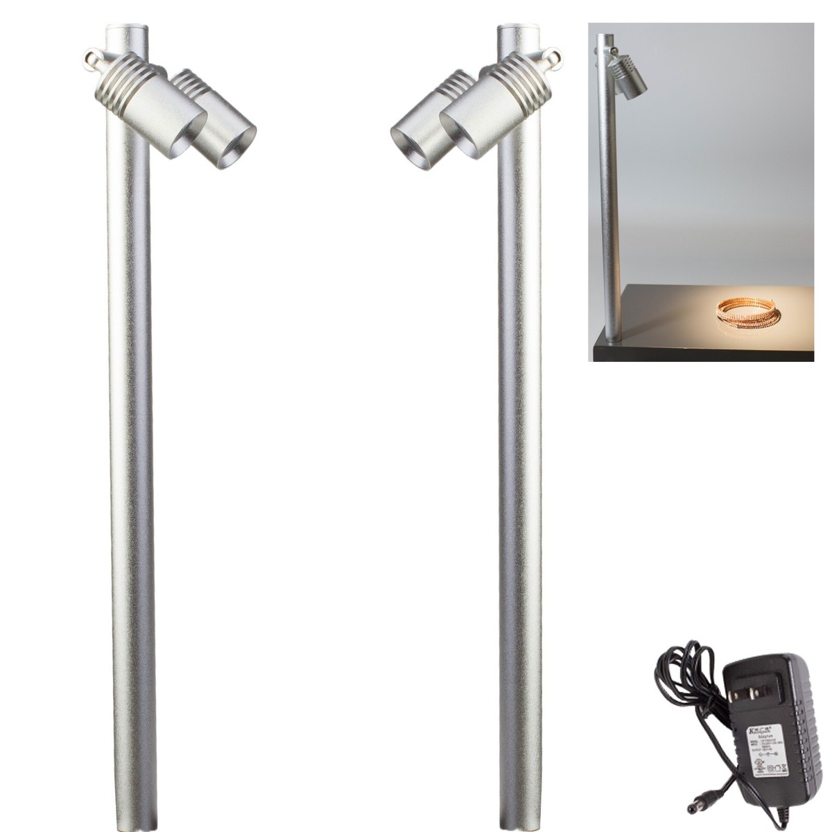 Adjustable Showcase Lights Mini LED Spotlight For Display Cases ...
