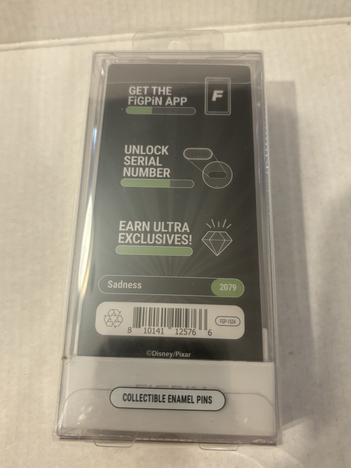 2025 SDCC Disney Pixar Inside Out Sadness Exclusive Figpin #2079 LE 500 ...
