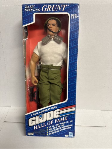 1992 Hasbro Inc GI Joe Hall Of Fame Basic Training Grunt 12" Action Figure 38976061114| eBay
