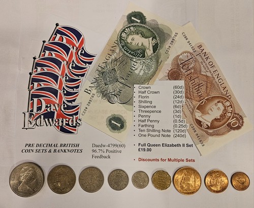 Pre-Decimal British Coins And Banknotes | eBay UK