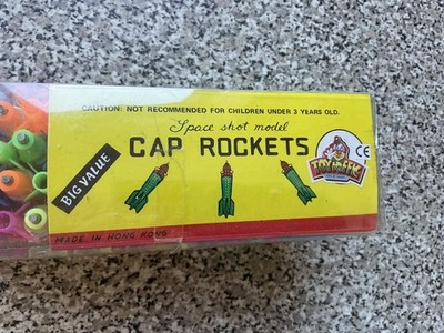 CAP BOMBS Rockets 4 VINTAGE TOY 1980s Fun Re Live Childhood Fun New Old ...