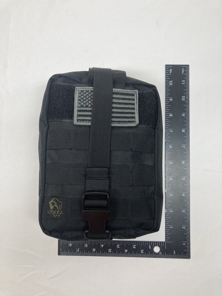USCCA Black Tactical Molle Pouch EDC Multi-purpose Pack Bag Utility ...