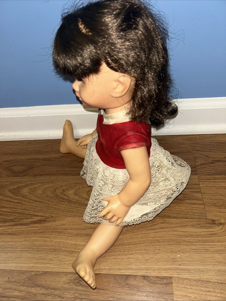 VINTAGE 1960s TALKING CHATTY CATHY DOLL Mattel Pull String Dress NO ...