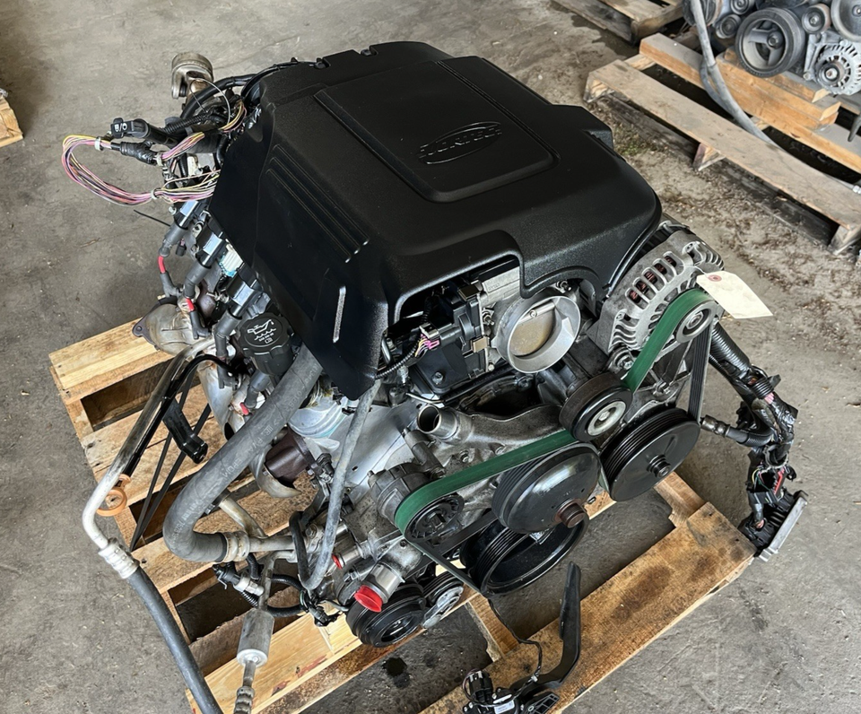 2008 ESCALADE 6.2L L92 COMPLETE ENGINE & TRANS PULL OUT 2WD 6L80 LS2 ...