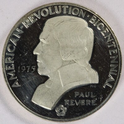 1975 Bicentennial Commemorative Silver Medal Paul Revere | eBay