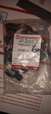 LOT OF 10 nos OLD STOCK NORGREN 6MM SPLIT Y FITTINGS C00820600 | eBay
