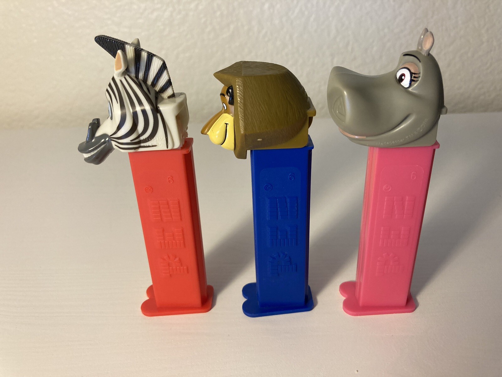PEZ Madagascar Complete Set of 3 three (2005) Alex, Gloria, Marty | eBay