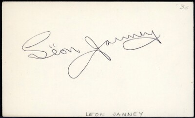 Leon Janney Autograph | eBay