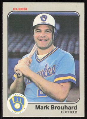 1983 Fleer Mark Brouhard Milwaukee Brewers #28 | eBay