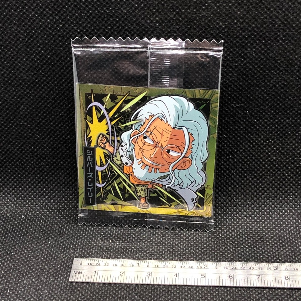 silvers rayleigh onepiece Jump Wafer sticker SW3-19 R Bandai Anime ...