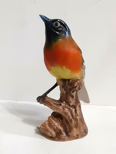 VINTAGE JAPAN CERAMIC FINCH BIRD FIGURINE 6 1/4" | eBay