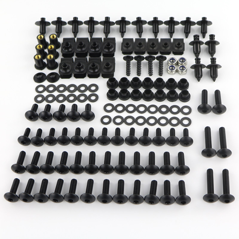 Motorcycle Complete Fairing Steel Bodywork Screws Nuts Bolts Kit Fit ...