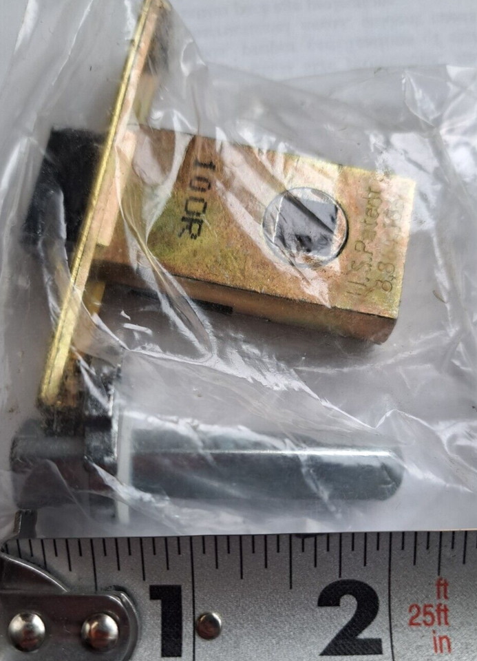 LARSON STORM DOOR BRASS MORTISE LOCK HANDLE LATCH LOCK | eBay