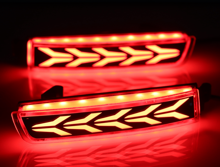 2pcs Fit for NISSAN KICKS 2017-2023 LED Rear Fog Light Tail Bumper ...