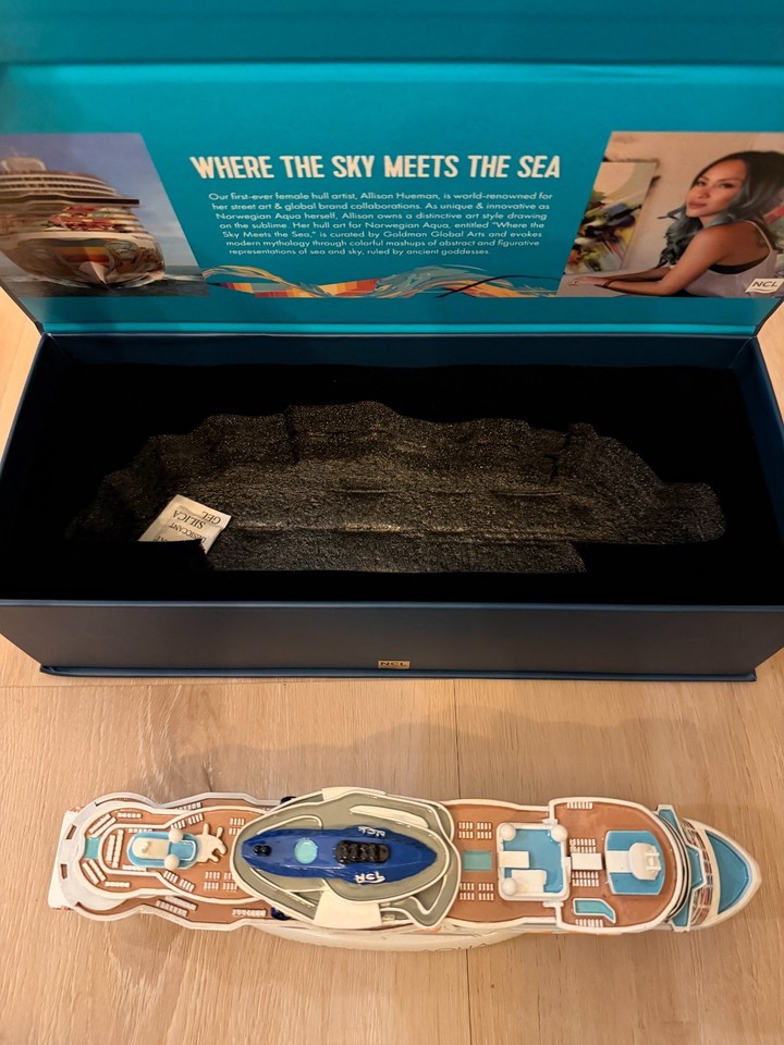 NEW NCL Norwegian Aqua Inaugural Season Cruise Ship Model Norwegian ...