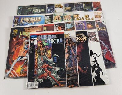 Witchblade Comic Lot (Marvel Top cow) Wolverine, Tomb Raider, Devi ...